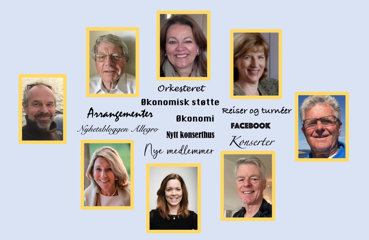 Her er styret i Oslo-filharmoniens Venner! - Ofo Venner